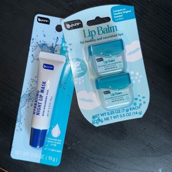 b. pure | Makeup | B Pure Hydrating Night Lip Mask Lip Balm Duo Set ...